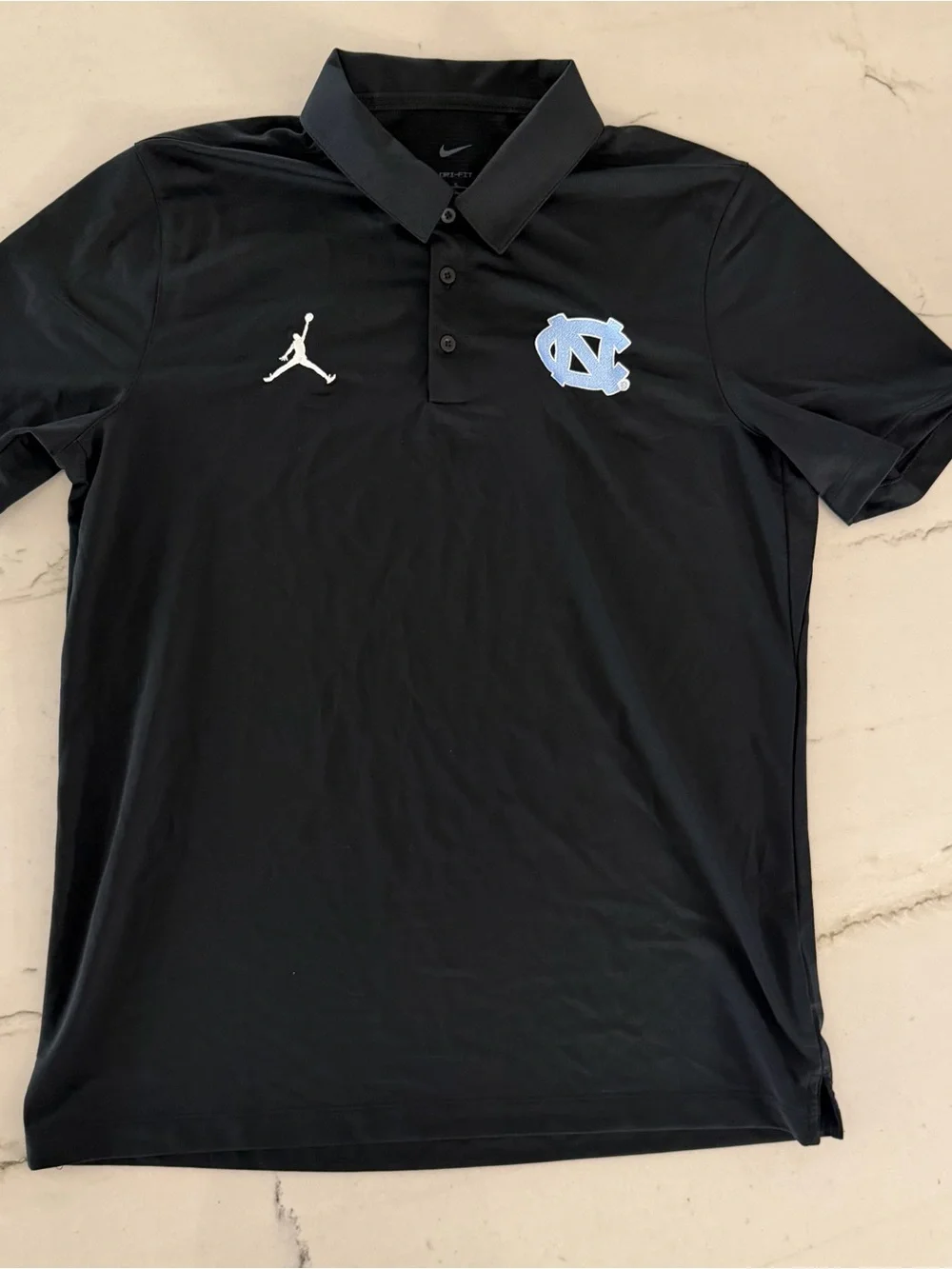 Nike | Shirts | North Carolina Tar Heel Shirt Mens Large Black Jordan ...